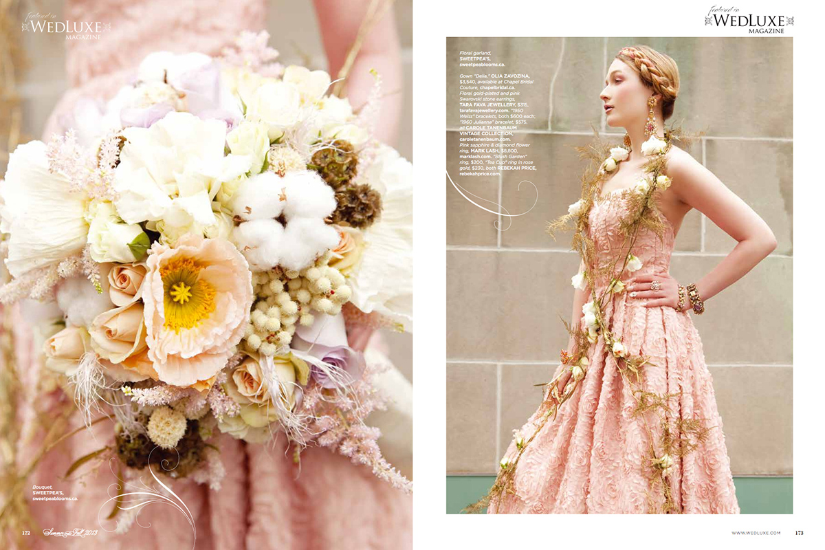 Featured by WedLuxe Magazine - "A Day of Dreams" Editorial - Corina V ...