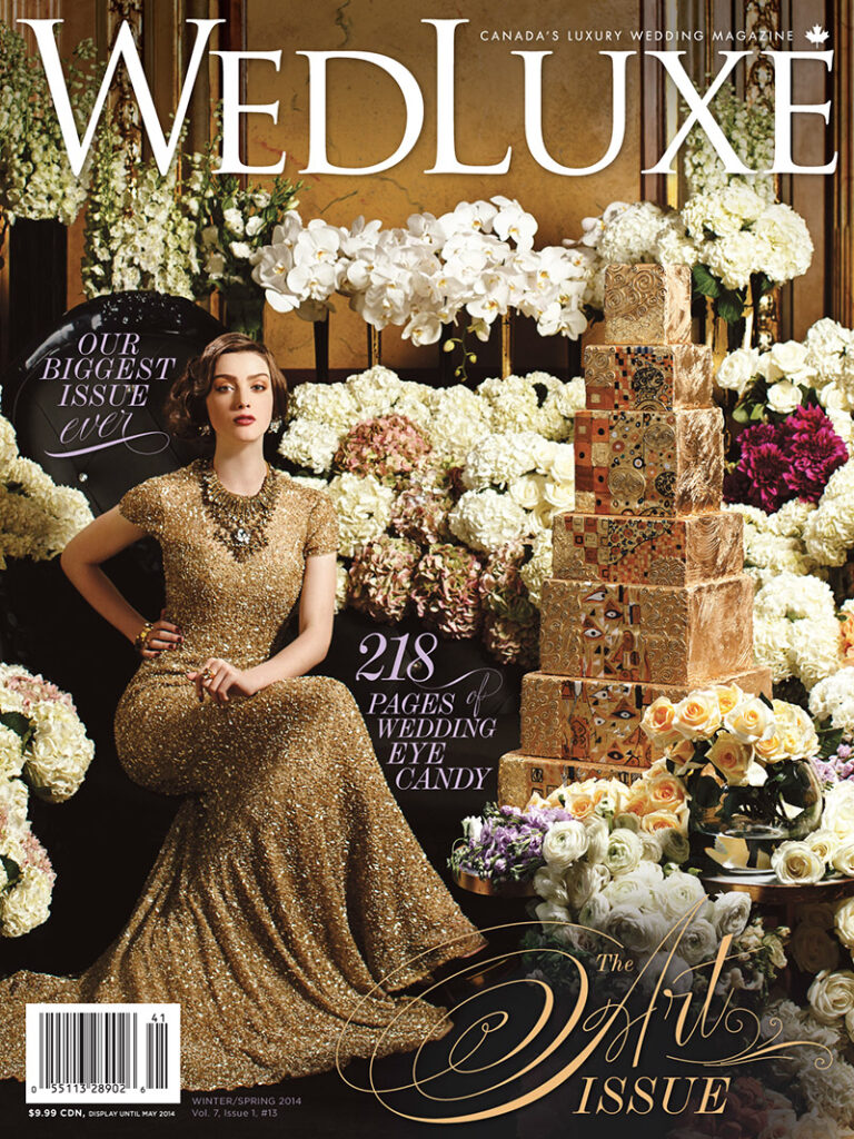 Featured in WedLuxe Magazine ~ Winter/Spring 2014 - Corina V. Photography