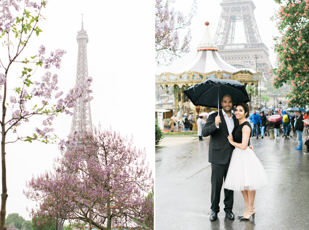 A Rainy & Romantic Paris Engagement ~ Kristin & Michael - Corina V ...